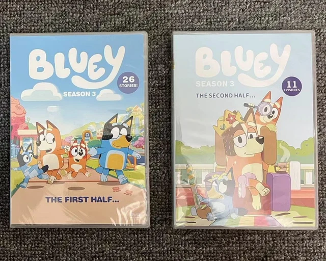BLUEY THE COMPLETE third season the third 3 part 1 and 2 , all 37 ...