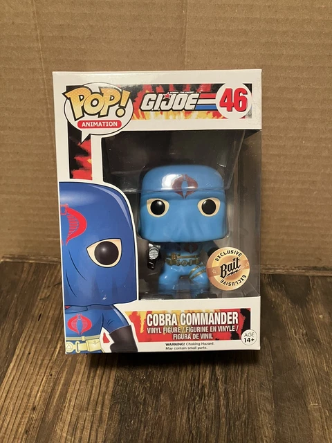 FUNKO POP! ANIMATION GI Joe Hooded Cobra Commander #46 Bait with Hard ...