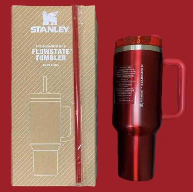 STANLEY X STARBUCKS Tumbler Mug Flowstate Quencher 2.0Holiday Red ...