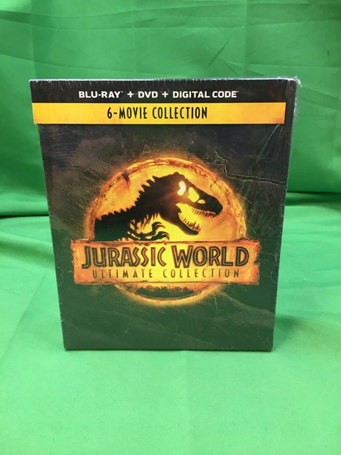 JURASSIC WORLD ULTIMATE 6 movie collection blu-ray + dvd + digital code new seal £19.98 ...