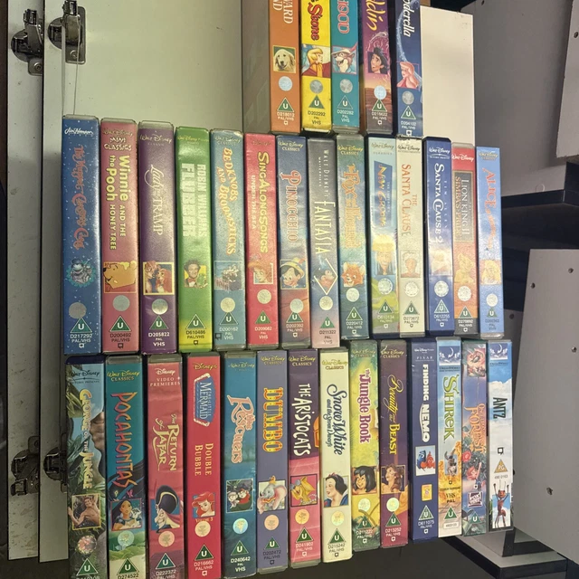 MASSIVE JOB LOT Of Disney VHS Tapes £9.99 - PicClick UK