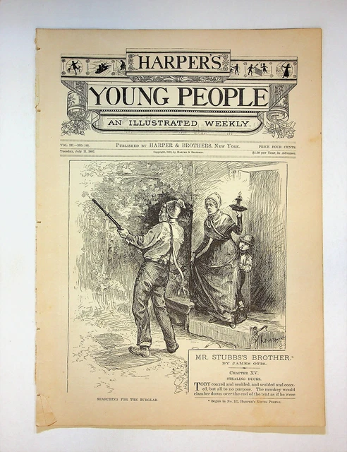 HARPER'S YOUNG PEOPLE Magazine Vol. 3 #141 FR/GD 1.5 1882 EUR 25,32 ...