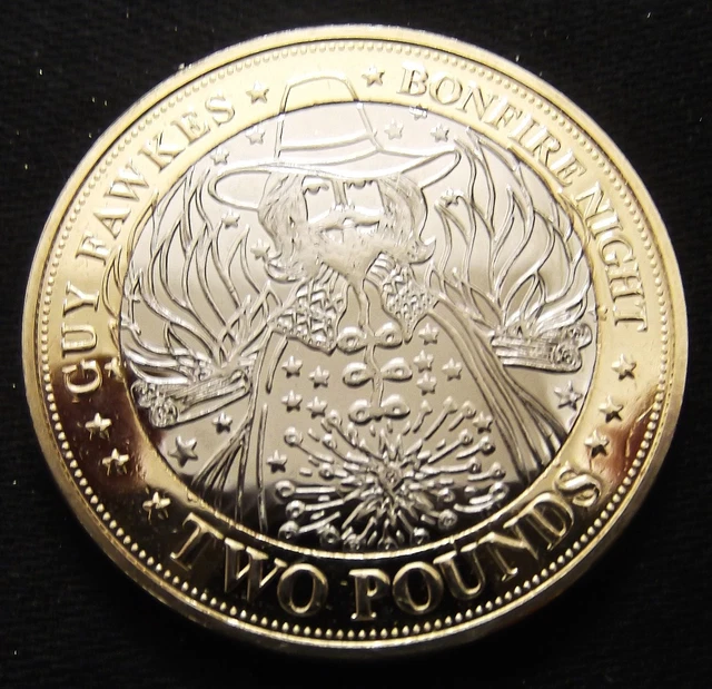 2025 £2 BRITISH CUSTOMS -Guy Fawkes Bonfire Night - TWO 2 POUND COIN £ ...