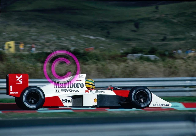 RACING ORIGINAL 35MM Slide F1 Ayrton Senna - McLaren 1989 Portugal ...