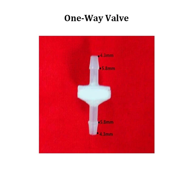 PLASTIC RETURN VALVE Boat One-Way Valves Petrol Caravans RV Check ...