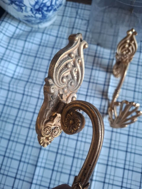 ANCIENS ÉLÉMENTS RIDEAUX embrasses shabby chic EUR 40,00 - PicClick FR