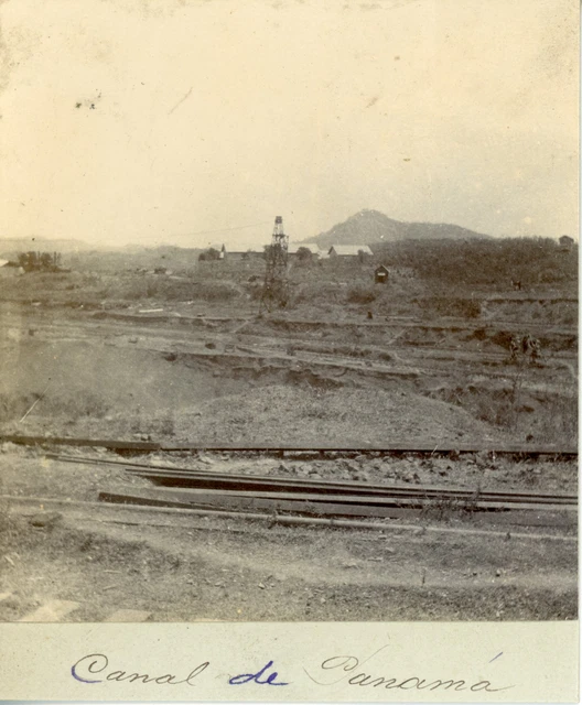 PANAMA, CANAL DE Panamà, ca.1899, Vintage citrate print Vintage citrate ...
