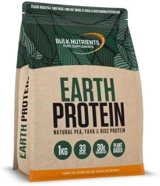 BULK NUTRIENTS EARTH Protein | Vegan Protein | Plant Based | Proudly ...