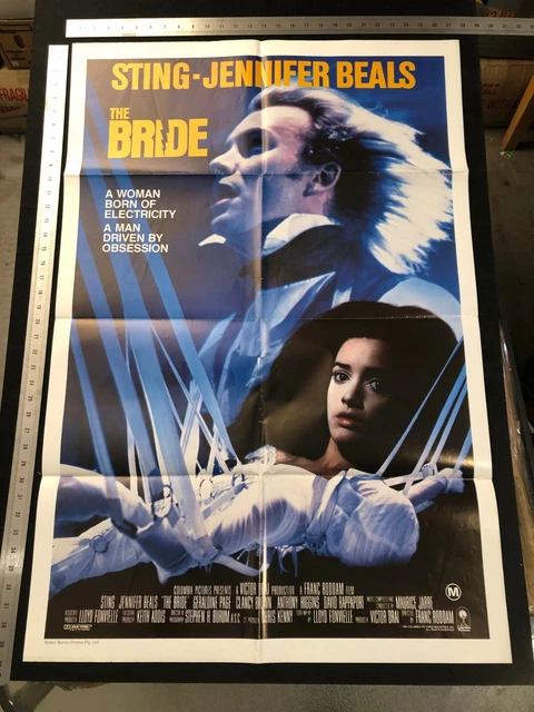 THE BRIDE (1985) Original Movie Poster FRANKENSTEIN AUS OS STING HORROR ...