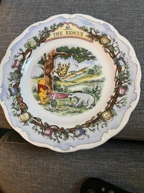 ROYAL DOULTON WINNIE The Pooh Collection Plate The Rescue £25.00 ...