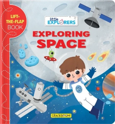 DELPHINE ROSSINI LITTLE Explorers: Exploring Space (Libro de cartón ...