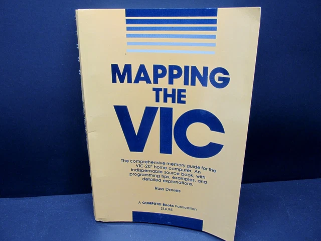 MAPPING THE VIC, Russ Davies, Compute! Books Publication, 1984 £76.60 ...