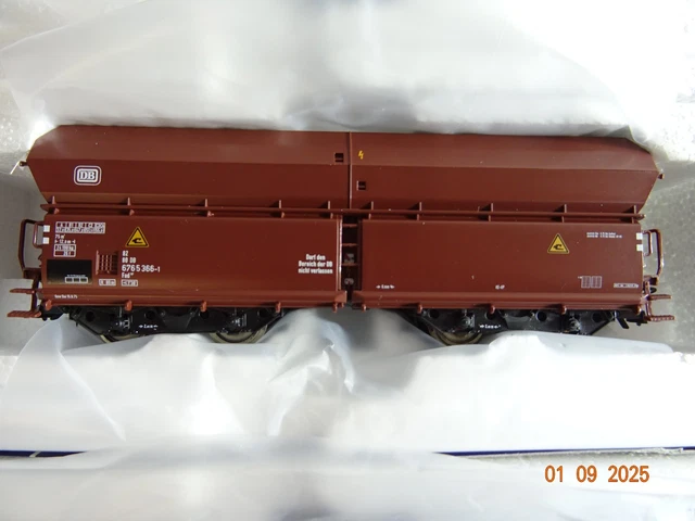 ROCO H0 66037 Selbstentladewagen-Set 4 tlg. der DB in OVP BH96 EUR 124 ...