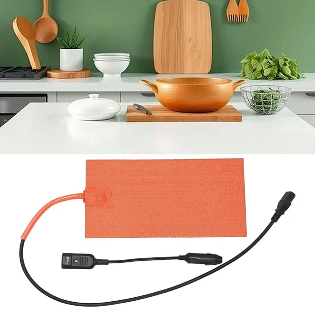 12V 100W SILICONE Heating Pad for Keeping For Food Hot During Delivery ...