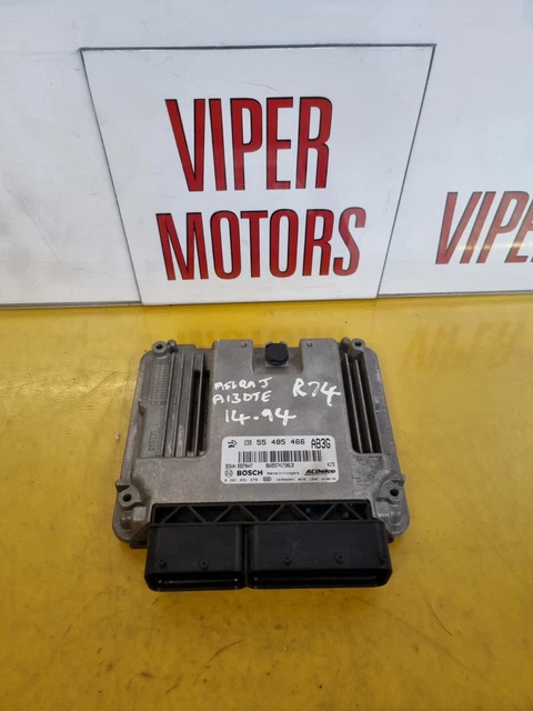 VAUXHALL ASTRA J Engine ECU Control Module Mk6 55485466 1.3 Diesel ...