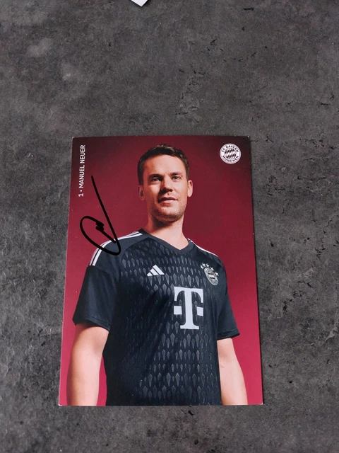 AUTOGRAMM AK AUTOGRAMMKARTE Manuel Neuer FC Bayern München 2023/24 EUR 9,99 - PicClick DE