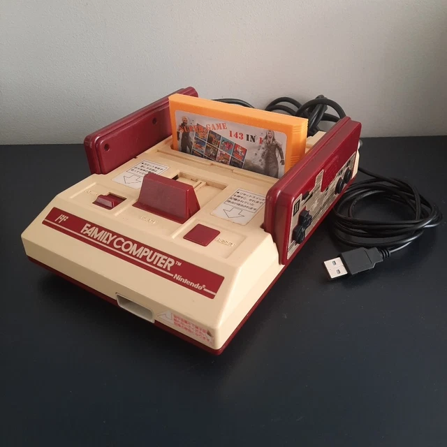 CONSOLE NINTENDO FAMILY Computer Famicom Vintage Retrogaming 1989 ...