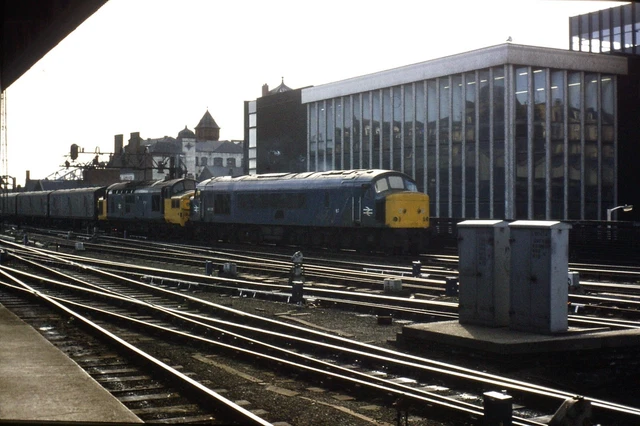 35MM ORIGINAL COLOUR Rail Slide BR Class 46 46028 at Newcastle 05.82 £3 ...