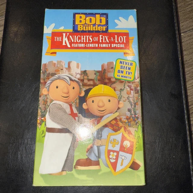 BOB THE BUILDER: THE KNIGHTS OF FIX-A LOT (VHS 2003 Slip-Sleeve Case ...