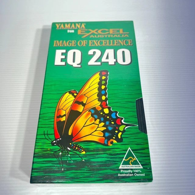 YAMANA BLANK EXCEL EQ-240, 4 Hour VHS Tape New $12.76 - PicClick AU