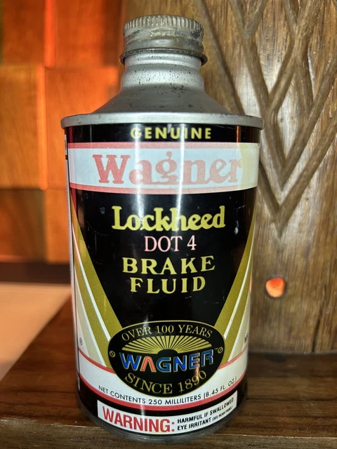 VINTAGE WAGNER LOCKHEED 100 Year Anniv. Brake Fluid Conetop Wagner ...