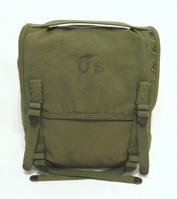 VIETNAM WAR US Army USMC M1956 Combat Field Pack Buttpack Dated 1960 ...