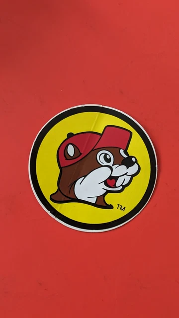BUC-EE’S MASCOT STICKER Logo Gas Station Texas Beaver $2.00 - PicClick