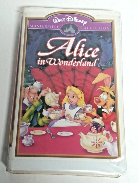 ALICE IN WONDERLAND VHS Tape Walt Disney Masterpiece Collection 1997 Clamshell £3.94 - PicClick UK