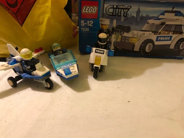 LEGO CITY: POLICE Car poly bag sets police trike-plane boat and bike £ ...