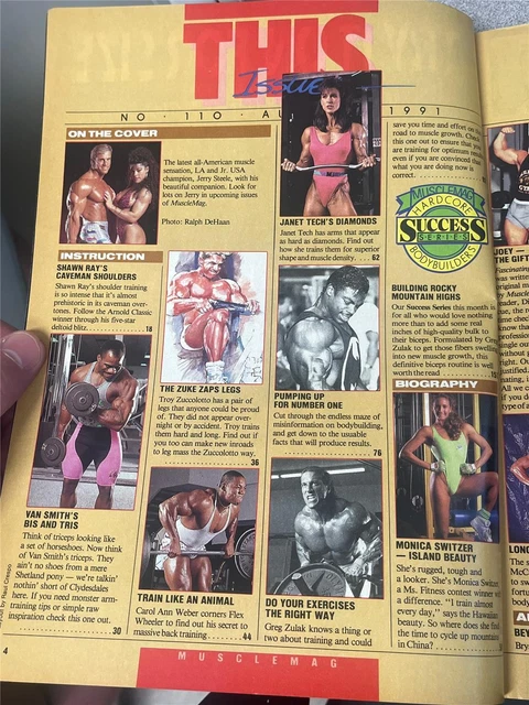 MUSCLEMAG BODYBUILDING MUSCLE magazine JERRY STEELE 8-91 $7.49 - PicClick
