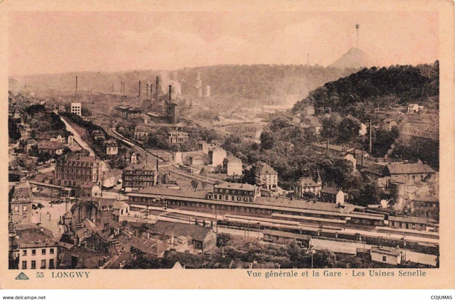 54 LONGWY _S01877_ Vue G n rale et la Gare Les Usines Senelle EUR 6,00 - PicClick FR