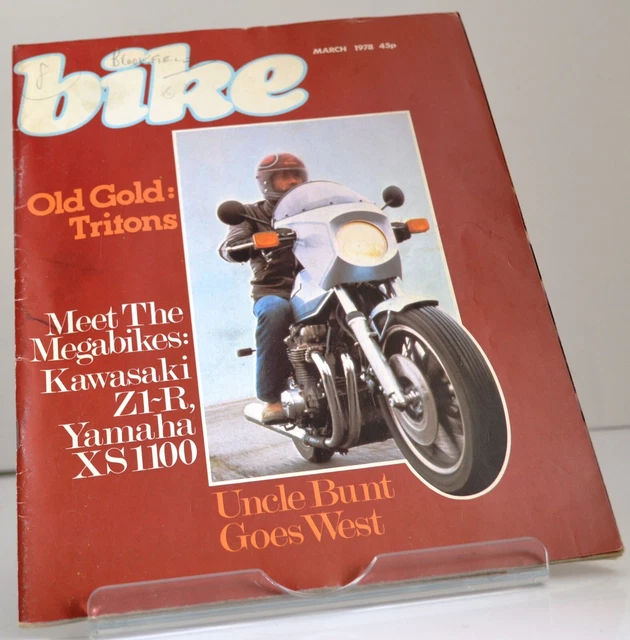 BIKE 1978 MARCH Kawasaki Z1-R Yamaha Triton Xs1100 Uncle Bunt 250 Gant ...
