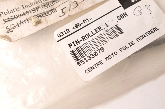 GENUINE POLARIS ROLLER Pins pin set (3) - RMK XC SP Pro Edge Indy ...