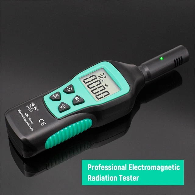 ELECTROMAGNETIC FIELD TESTER Digital Sensor Reader,EMF-Meter Radiation ...