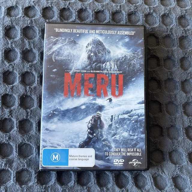 MERU DVD REGIONS 2 4 5 Jimmy chin Elizabeth Chai Vasarhelyi Climbing ...
