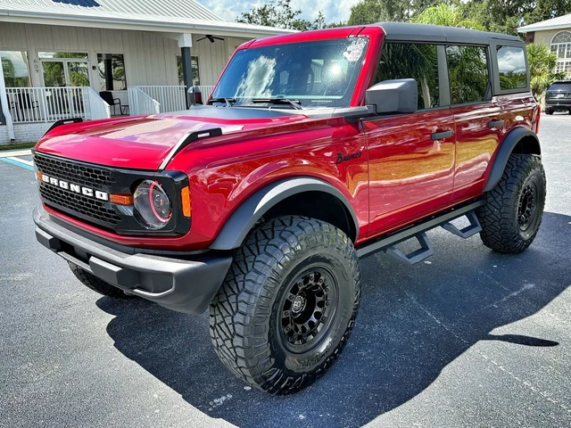 2025 FORD BRONCO BAYSHORE BRONCO RUBY RED HARDTOP LEATHER $108,883.98 ...