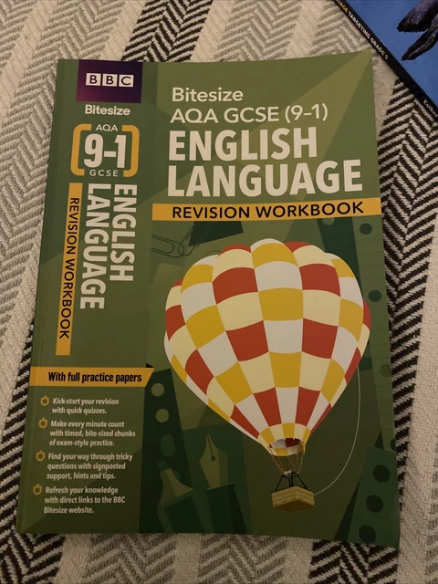 BITESIZE AQA GCSE english language revision workbook £4.00 - PicClick UK