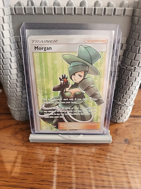 POKEMON MORGAN FULL Art 178/181 Sonne & Mond Team Up NM Trainer Karte ...