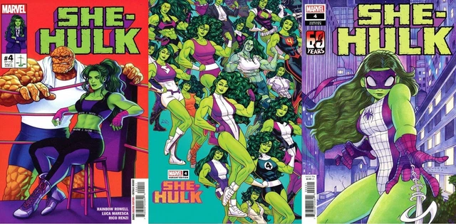 ENSEMBLE SHE-HULK 4 (2022) Jen Bartel, Russell Dauterman, Chrissie ...
