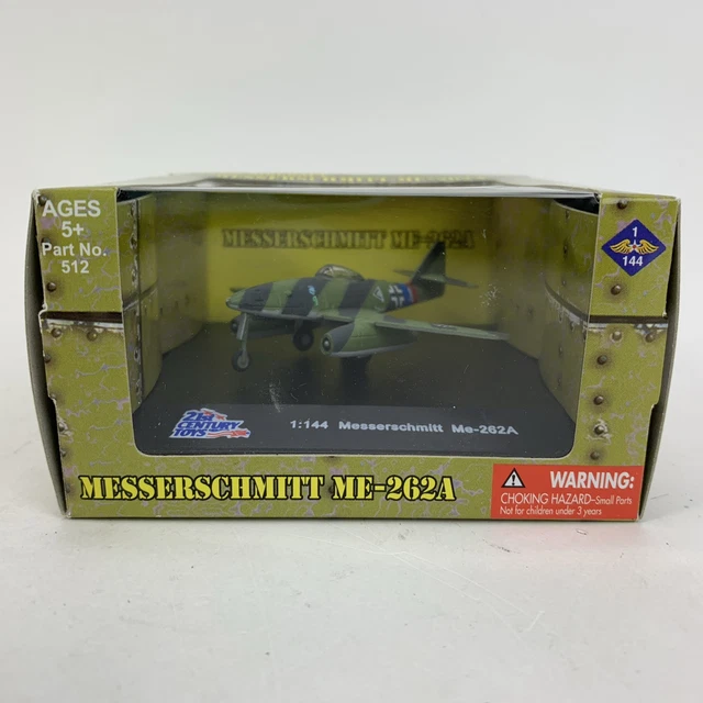 21ST CENTURY TOYS 1/144 Messerschmitt Me-262A WWII German Plane 512 New ...