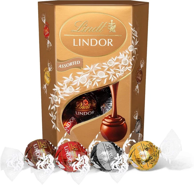 LINDT LINDOR ASSORTED Chocolate Truffles Box, 200g £7.55 - PicClick UK