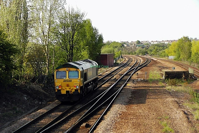 C3 6X4 GLOSSY Photo Freightliner Class 66 66611 @ Swinton £1.00 ...