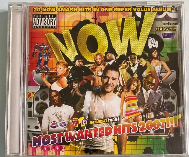 NOW THAT’S WHAT I Call Music 2007 Smash Hits Most Wanted CD £15.00 ...