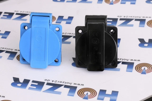 NEW, IP44 SCHUKO 230/250V 16A Flush-mounted Socket Outlet Variants £1. ...