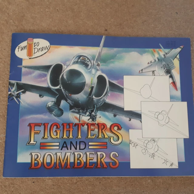 FUN TO DRAW Planes fighters & Bombers £2.00 - PicClick UK