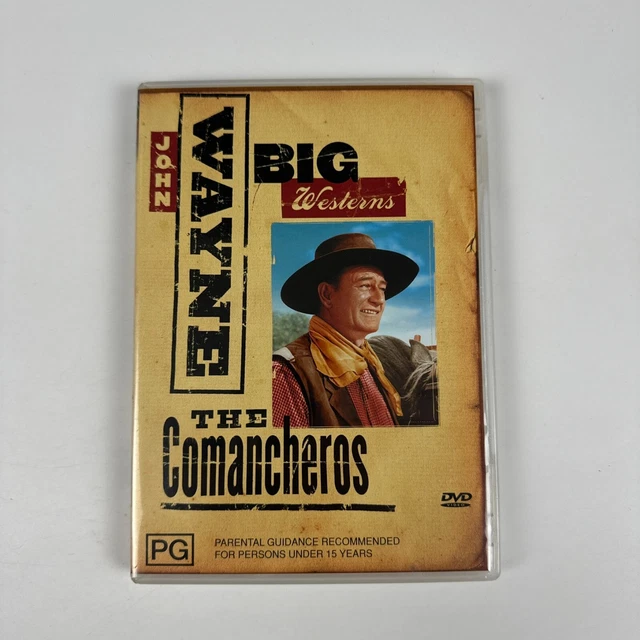 THE COMANCHEROS (DVD 1961) John Wayne Stuart Whitman Lee Marvin Region ...