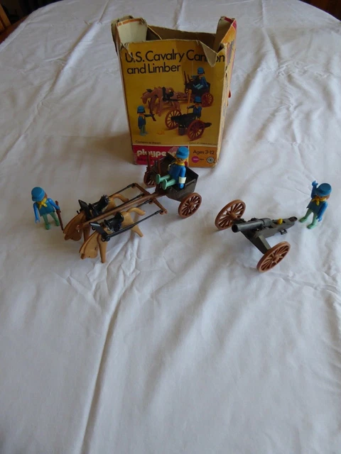 VINTAGE 1970S MARX TOYS PLAYPEOPLE SYSTEM U.S. Cavalry Cannon And ...