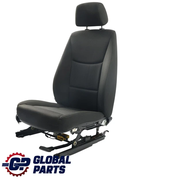 BMW E90 E91 LCI Front Seat Interior Cloth Vertex Anthracite Right O/S ...