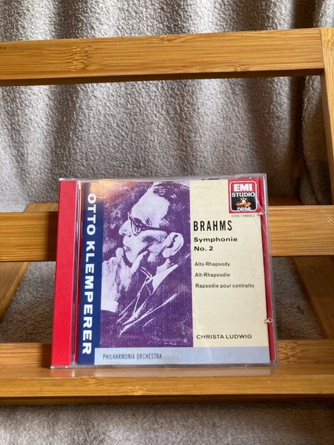 OTTO KLEMPERER PHILHARMONIA Orchestra Christa Ludwig Brahms CD EMI 1989 EUR 8,50 - PicClick FR