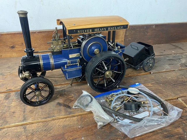 LIVE STEAM 1 1/8” Markie Road Locomotive Traction Engine Model ...